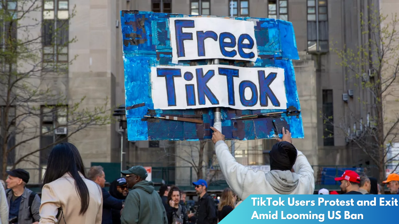 TikTok Users Protest and Exit Amid Looming US Ban